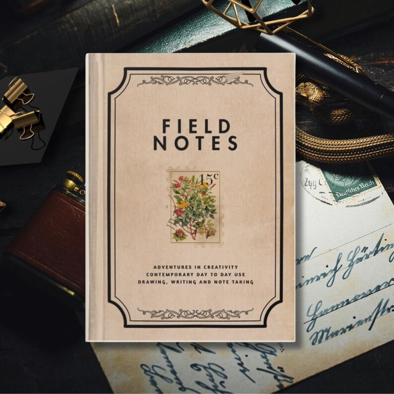 Personalized Field Notes Style Journal - Hardcover Notebook Gift for ...