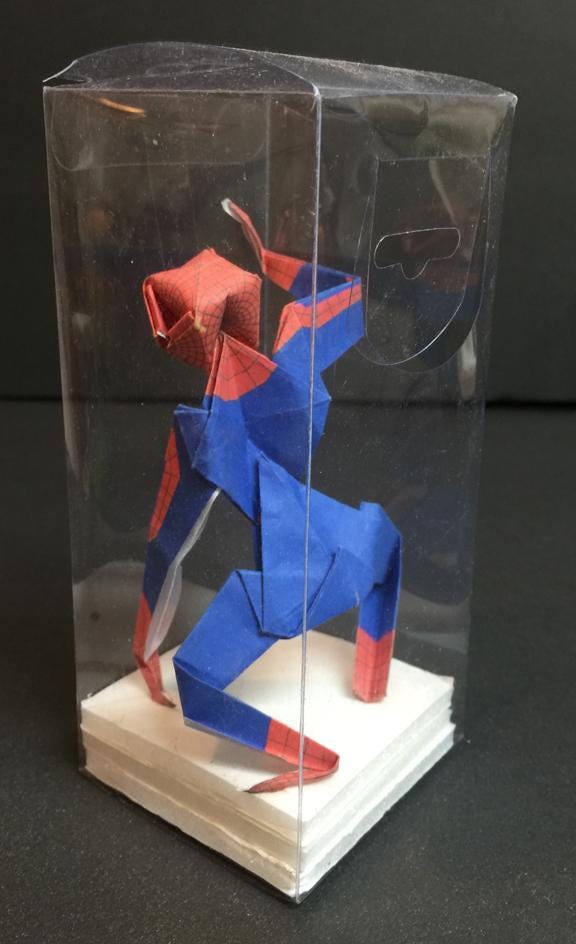 Origami Spider Man "your Friendly Neighborhood" - Etsy