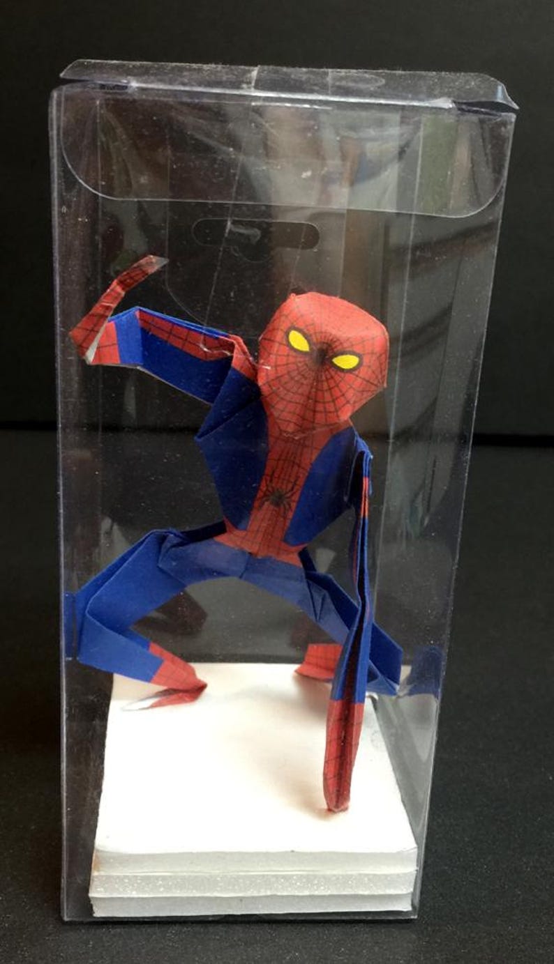 Origami Spider Man "your Friendly Neighborhood" - Etsy