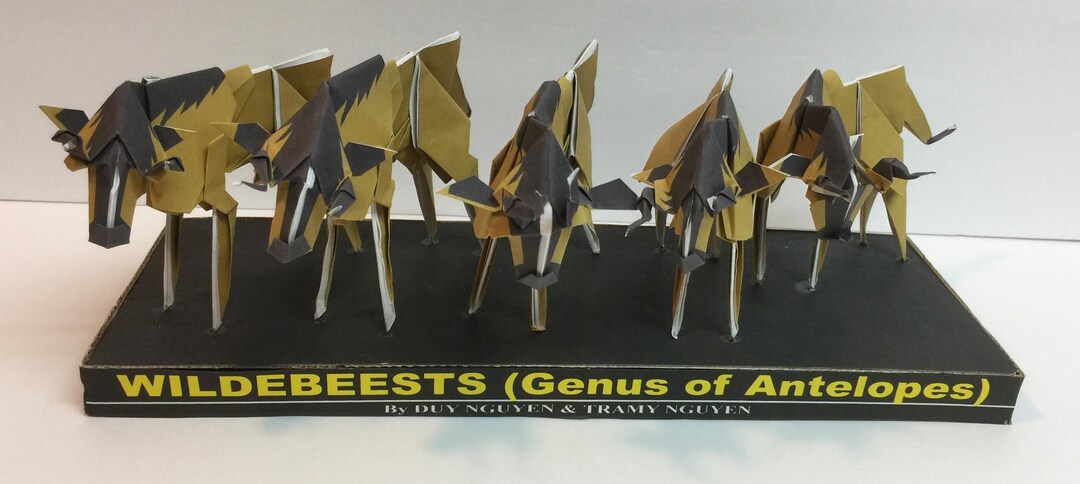 Origami Wildebeest "implausibility of the Gnus" - Etsy