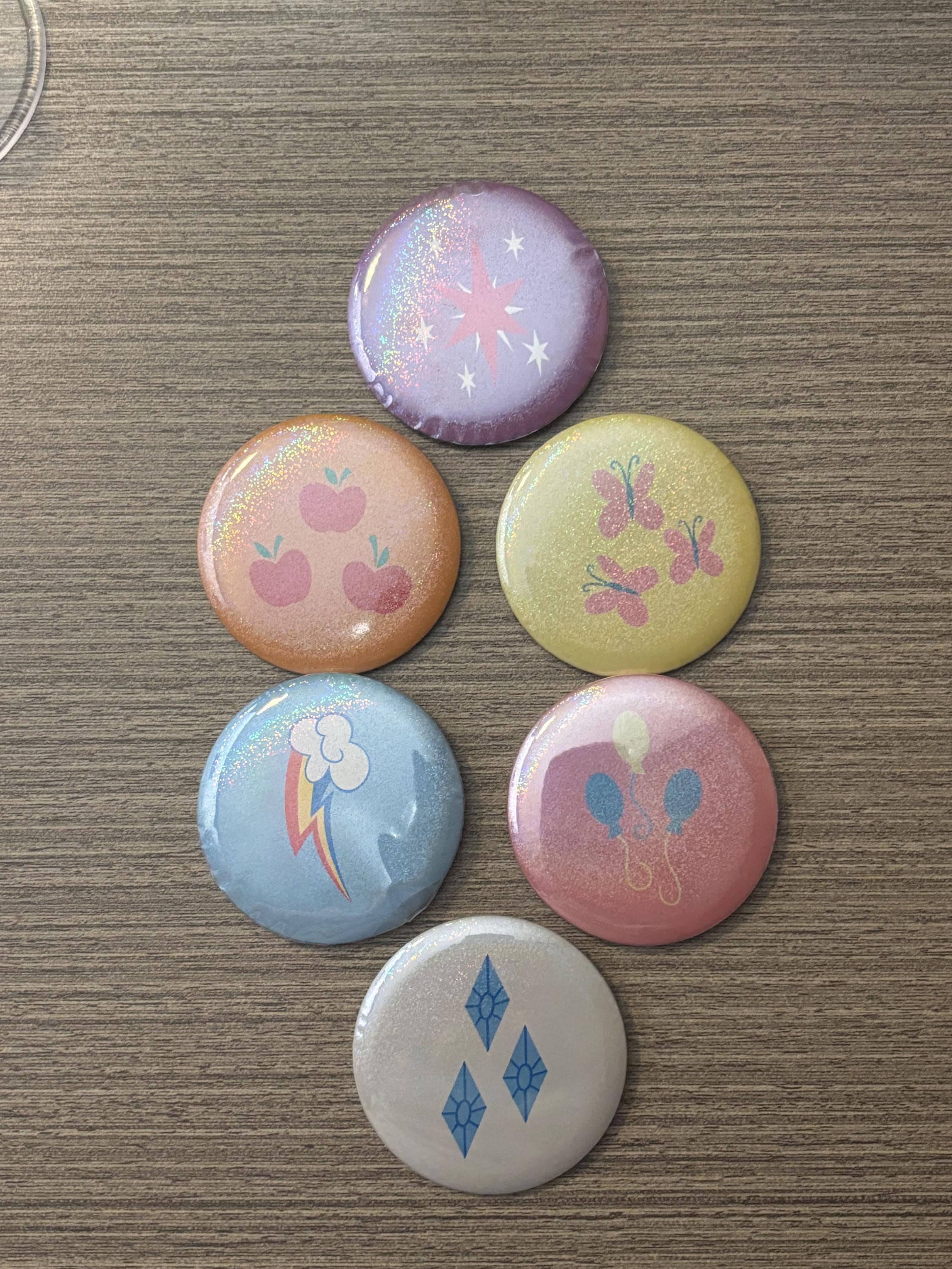 My Little Pony Cutie Mark Badge Pins - Etsy