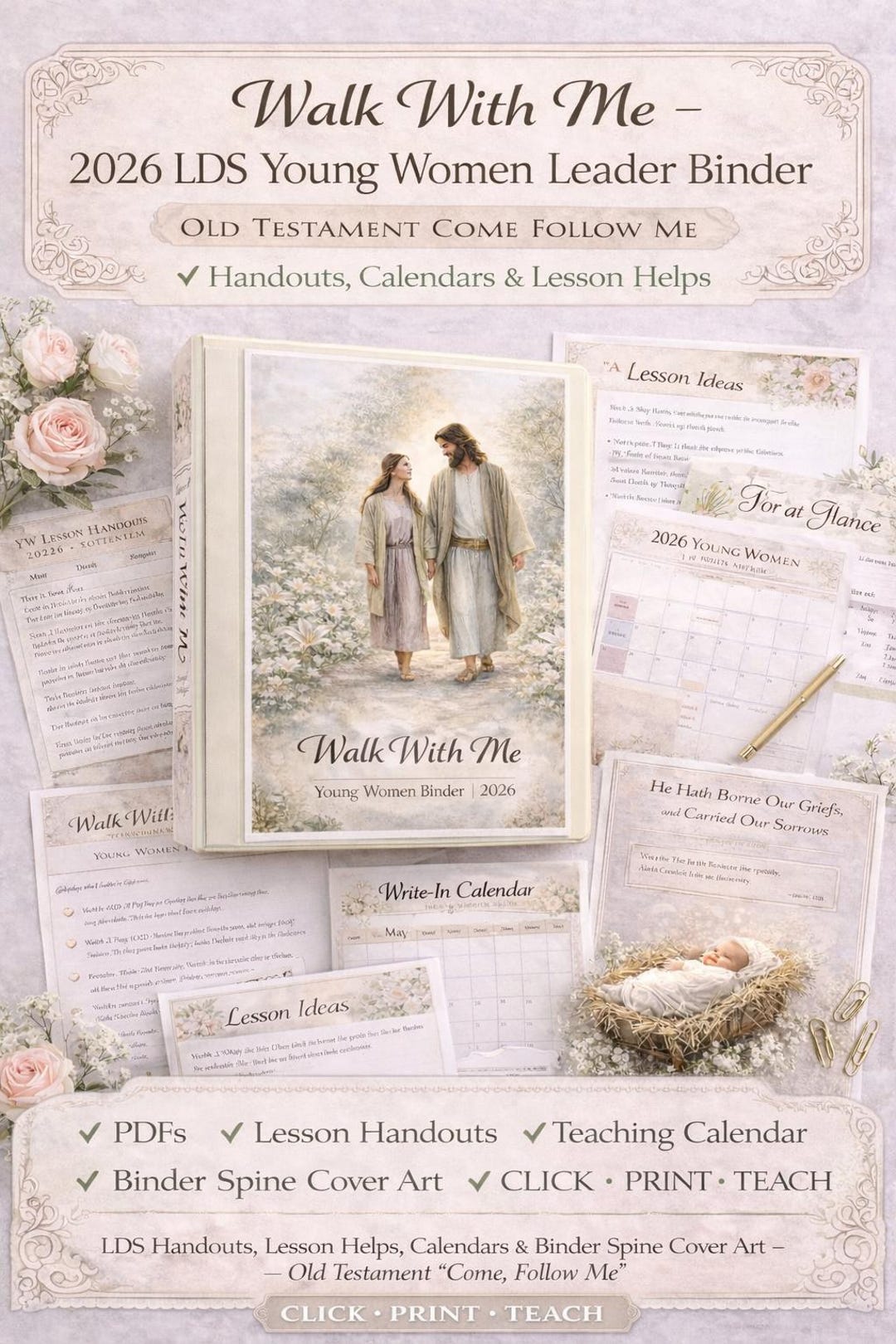 2026 LDS Young Women Come Follow Me Lesson Packet | Youth LDS Printable ...