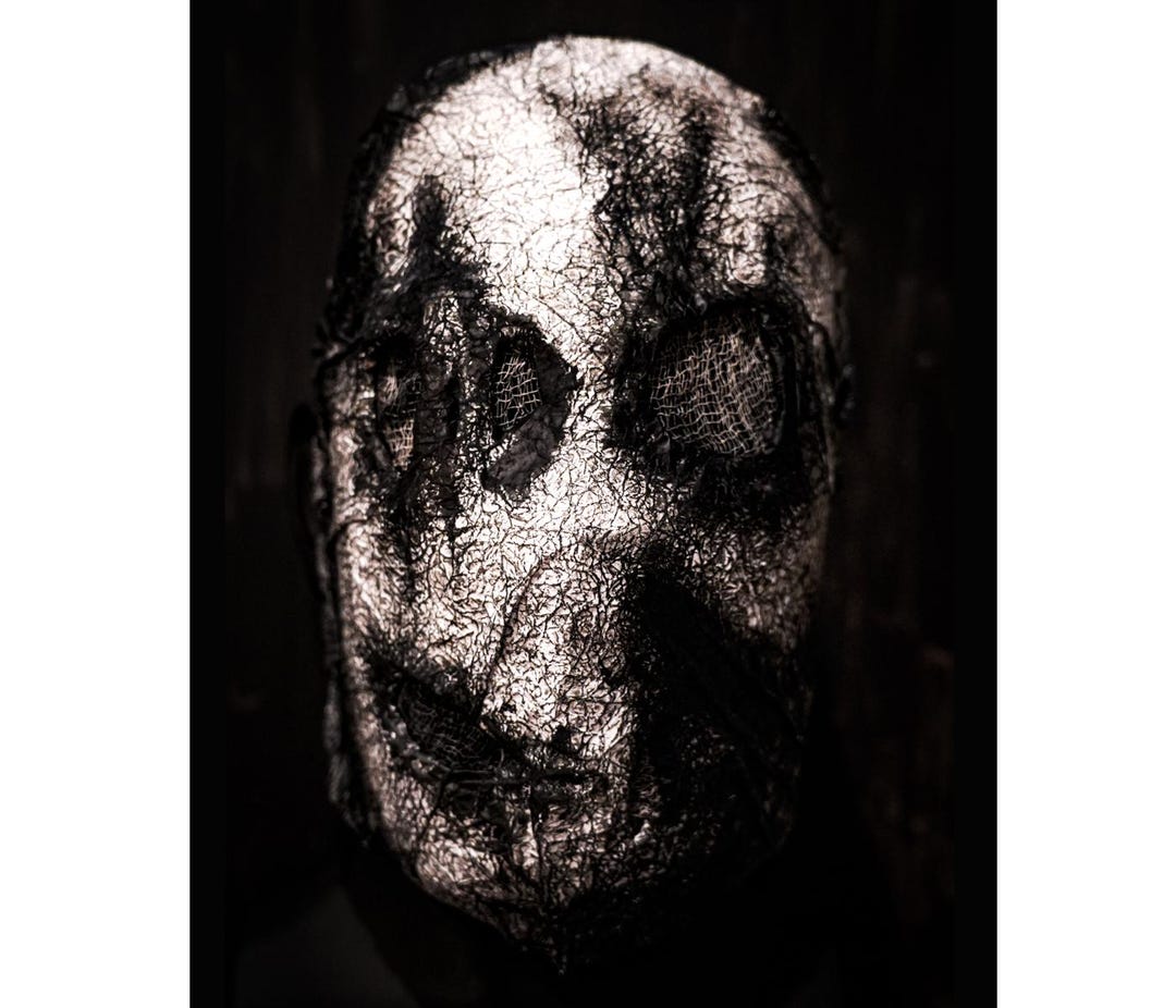 Static Sketch - Custom Mask/halloween/cosplay/horror Art - One of a ...