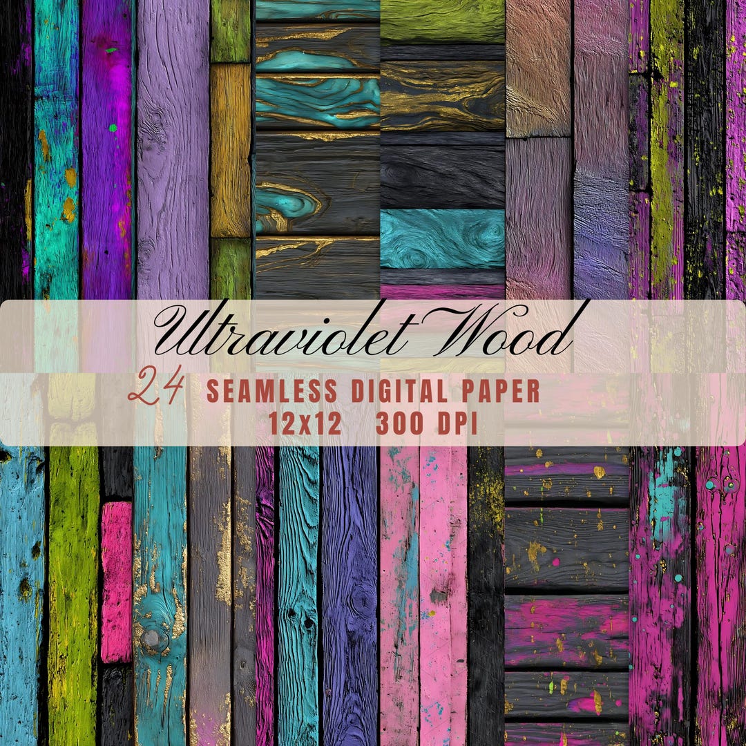 Neon Wood Plank Digital Paper, Acid Green & Pink Stripes (12x12 JPG) - Etsy