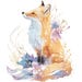 Mystical Fox Clipart: 12 Watercolor Prints for Scrapbooking - Etsy