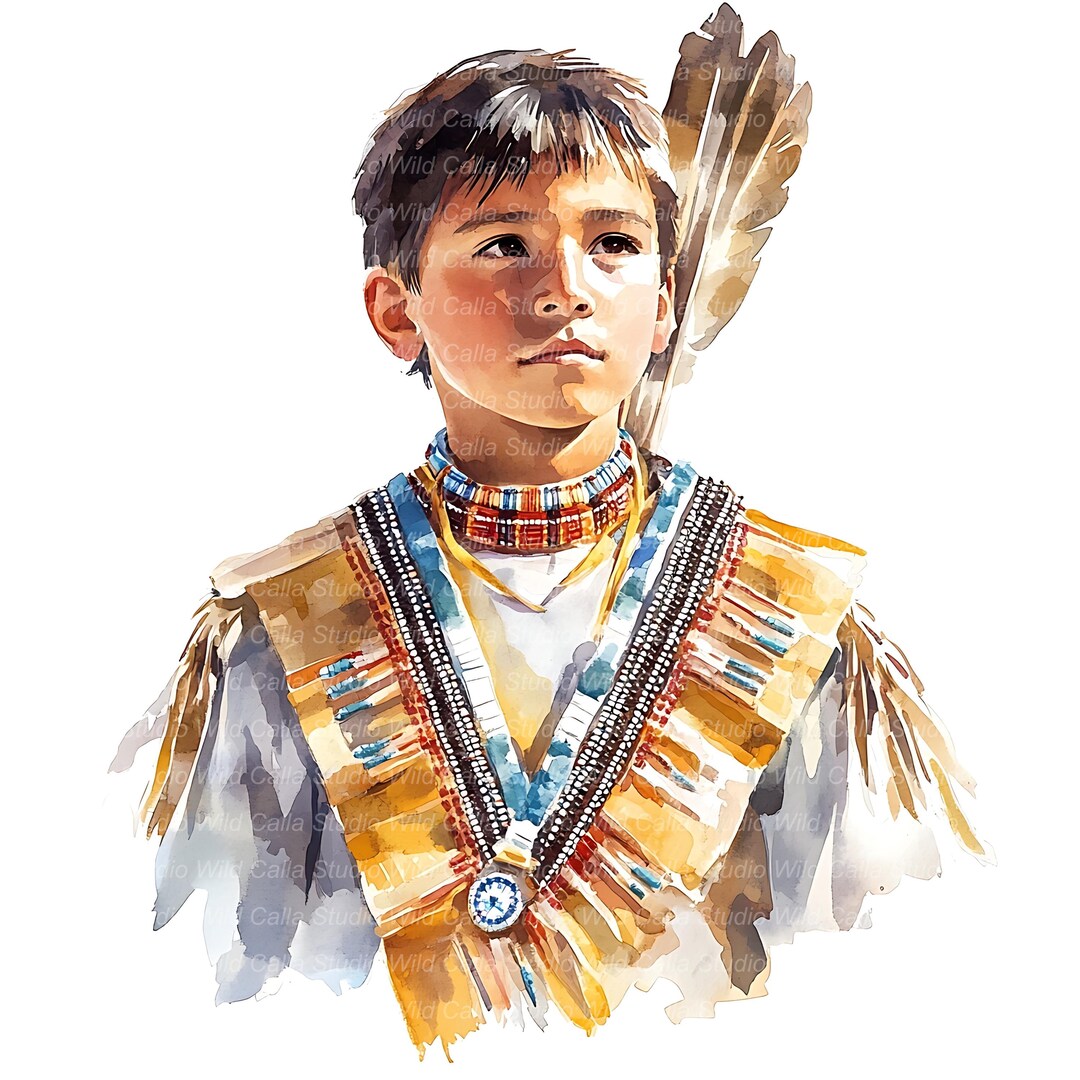 Indigenous Beadwork Clipart: Native American Sash - Watercolor Digital ...