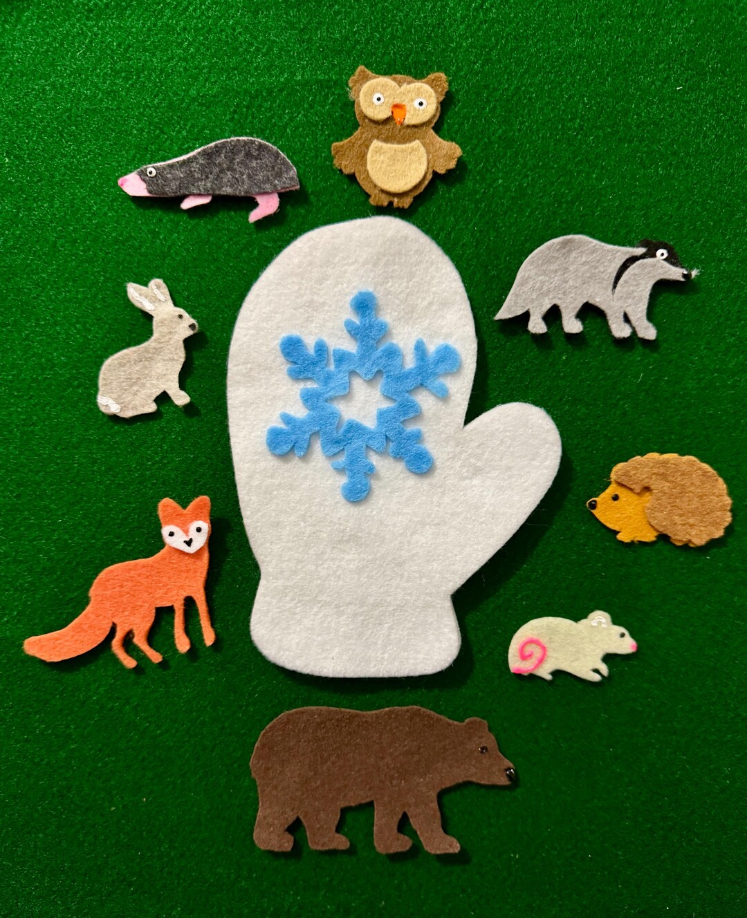The Mitten Inspired Felt Story Board Set, Classroom, Library ...