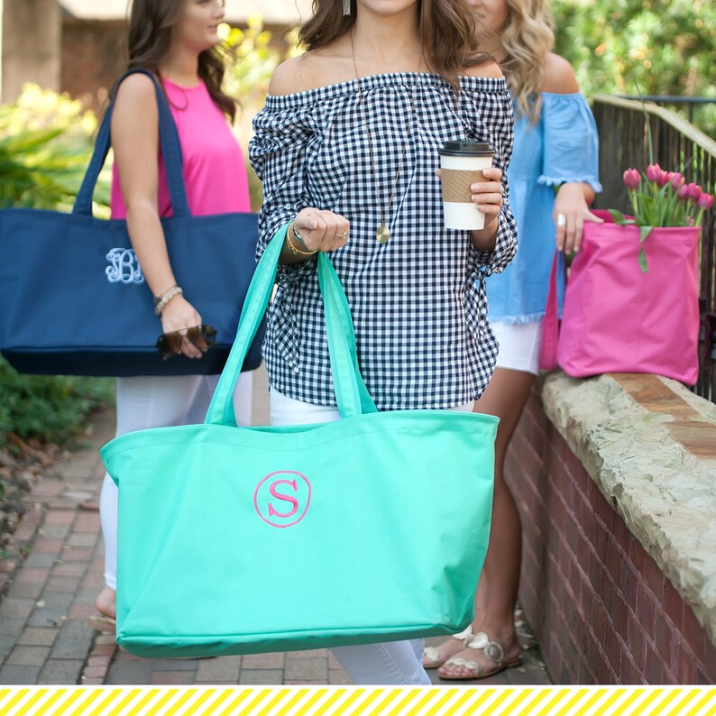 Mint Ultimate Tote Monogram Bag Womens Travel Bag Womens - Etsy