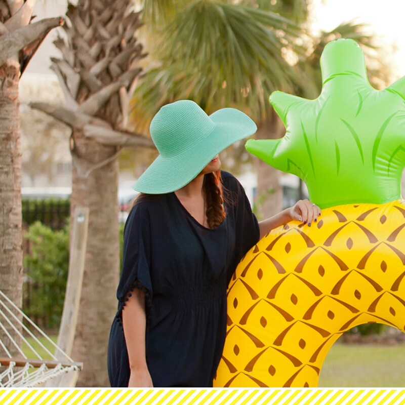 Monogram Floppy Hat - Etsy