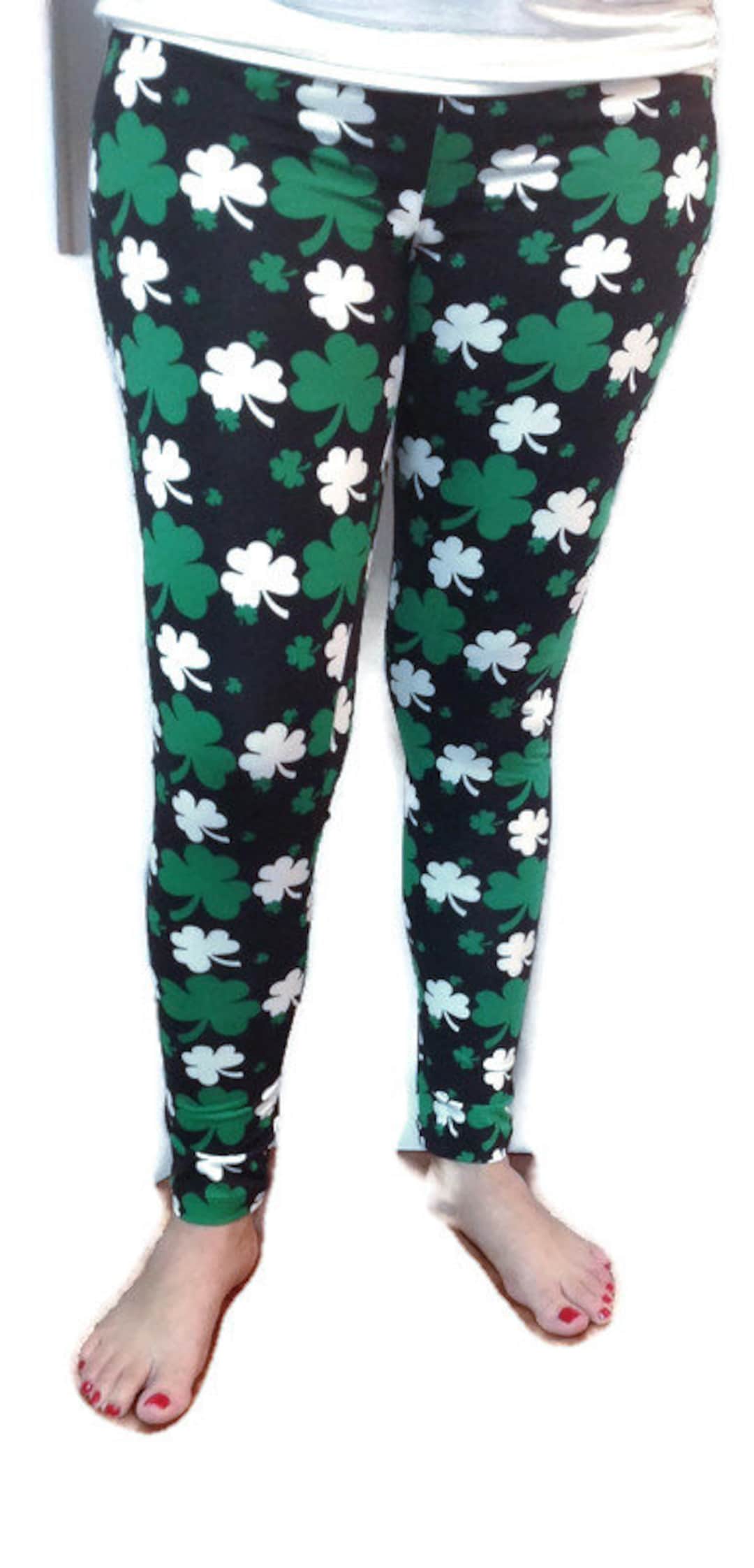 Shamrock Leggings - St Pat's Leggings - Women's Leggings - St Patrick's ...