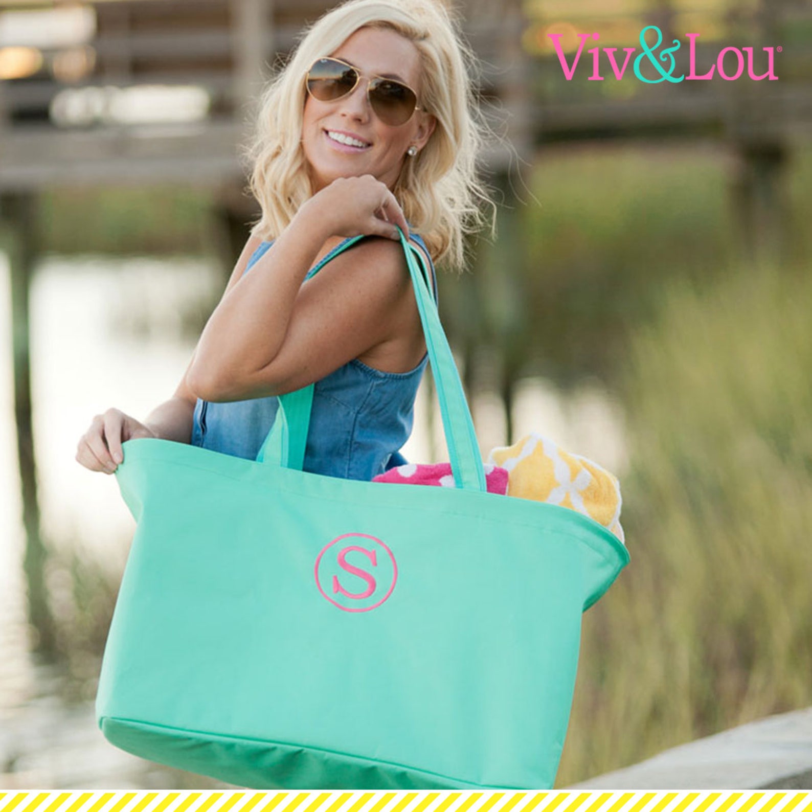 Mint Ultimate Tote Monogram Bag Womens Travel Bag Womens - Etsy