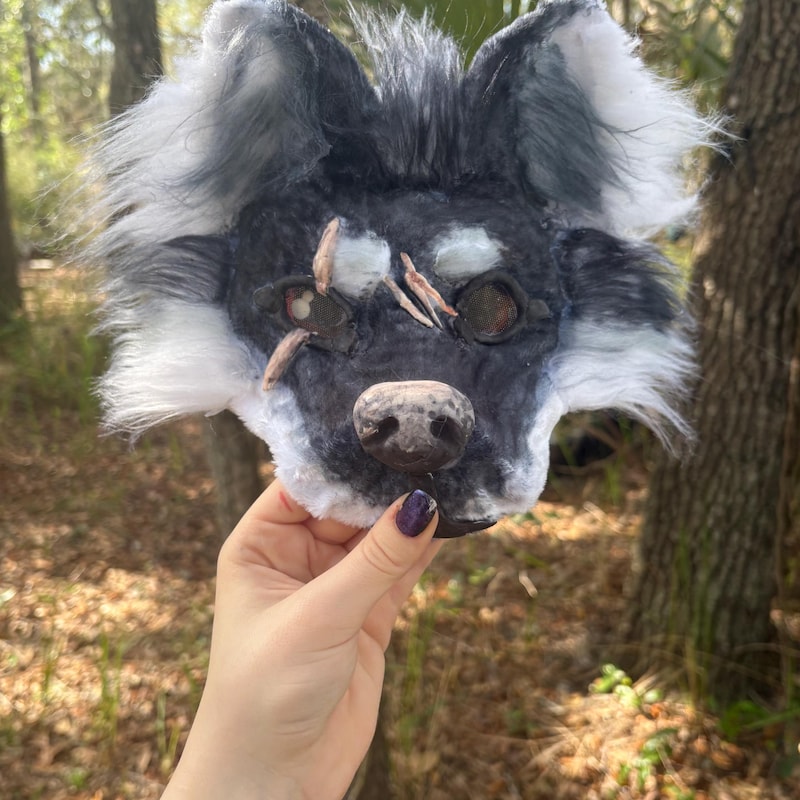 Realistic Wolf Mask - Etsy