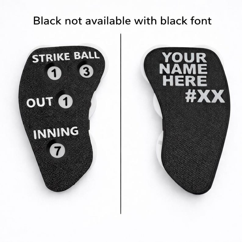 4-dial Umpire Indicator for Baseball and Softball - Personalized Name ...