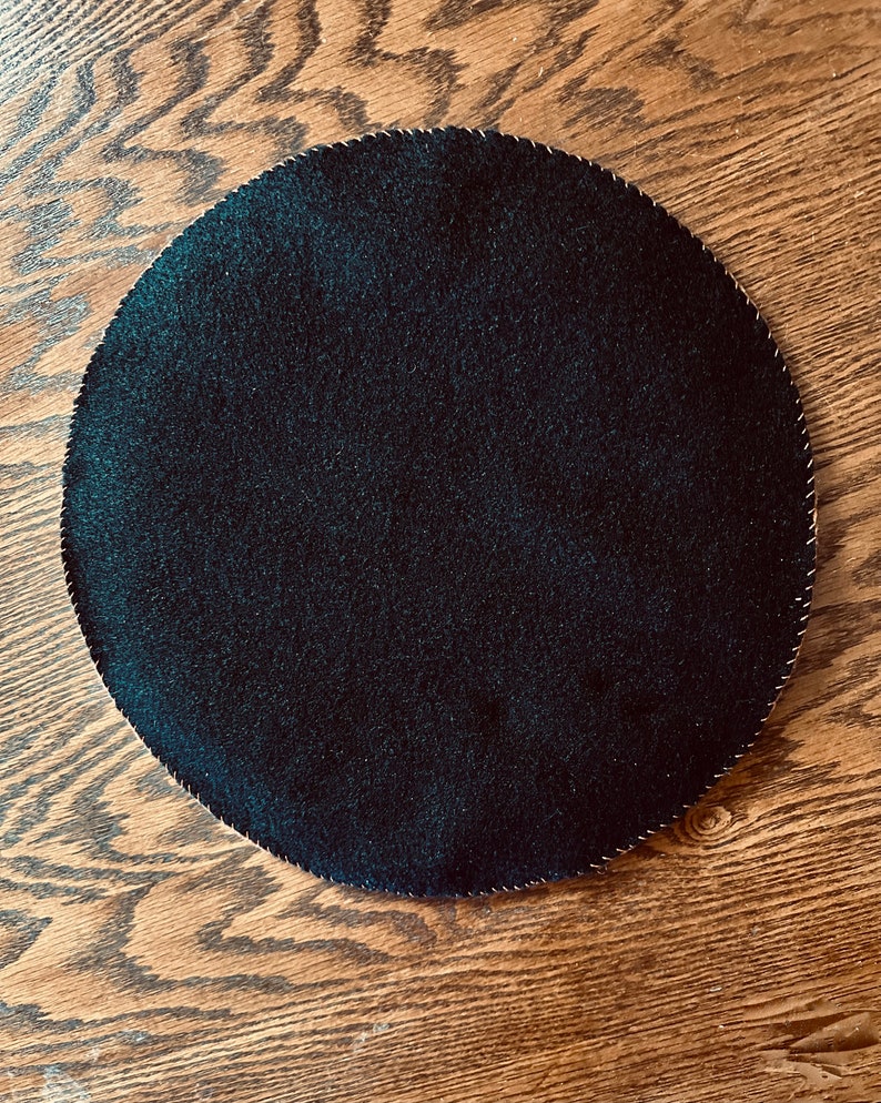 Beautiful Three-layer Wool Felt Penny Mat, Hot Pad, Candle Mat, 12 ...