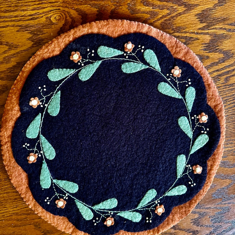 Wool Candle Mat - Etsy