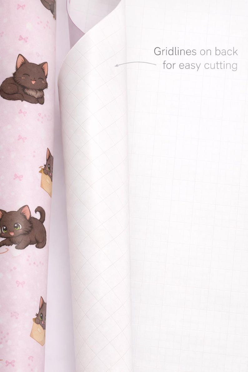 Kittens Wrapping Paper - Double-sided Gift Wrap Roll - Etsy