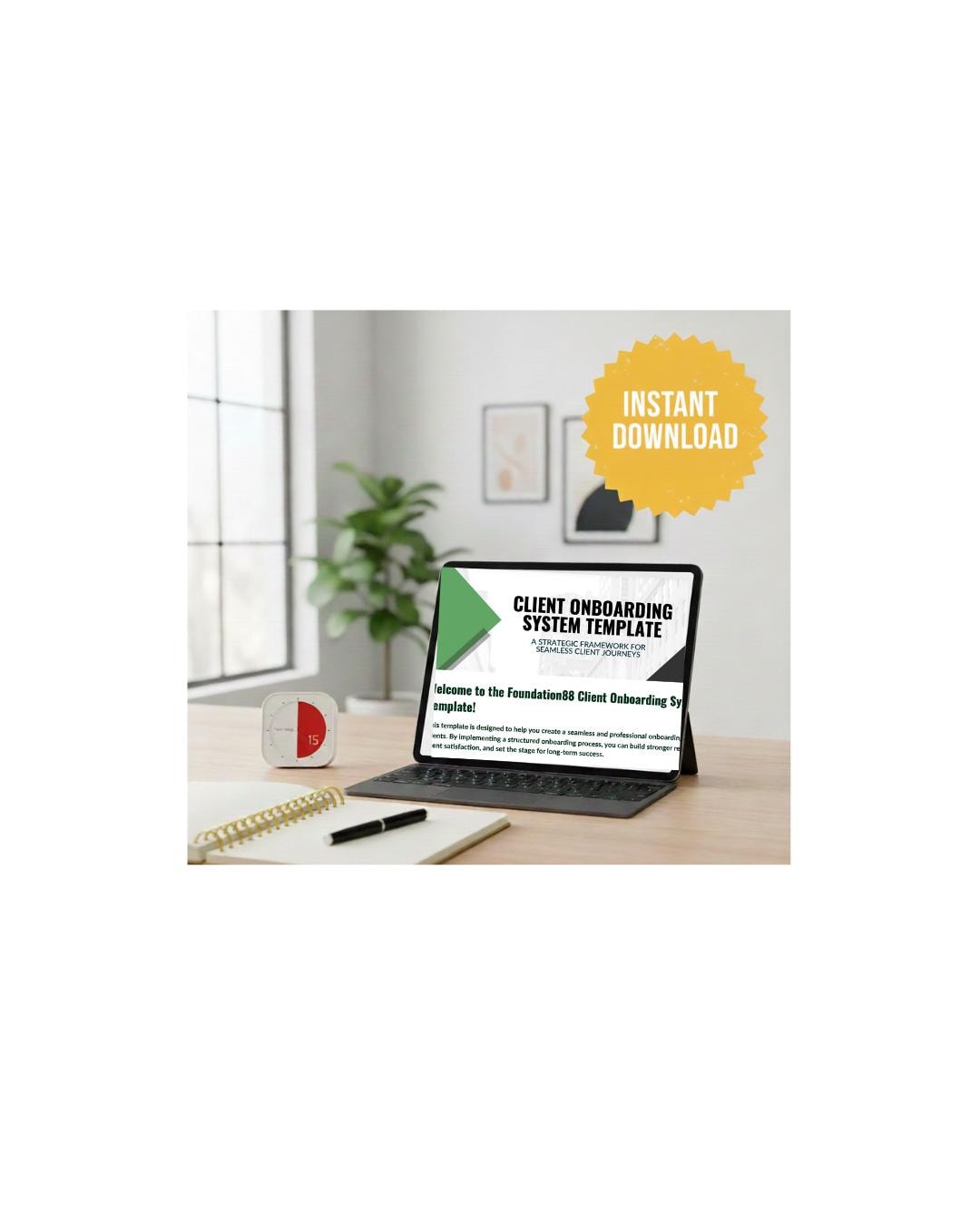 Client Onboarding System Template| Digital Workflow| PDF for ...