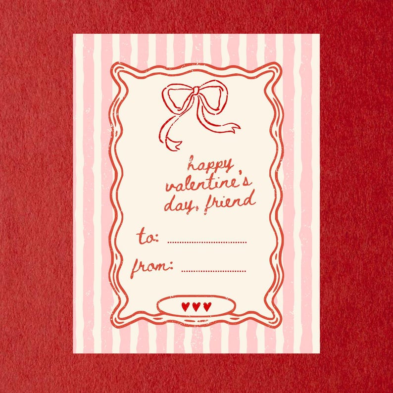 Galentines Customizable Cards Printable Valentines Card for Friends ...