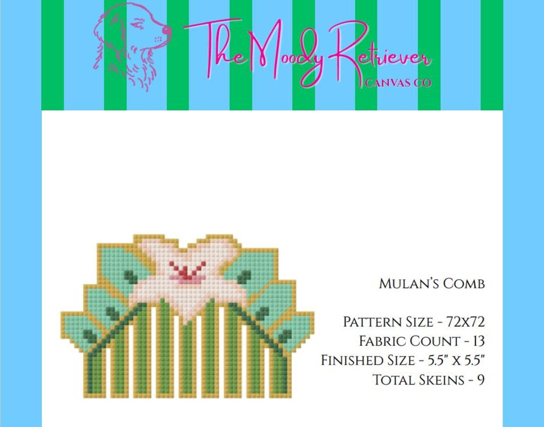Ancient Warrior Hair Comb - Needlepoint Chart - Etsy