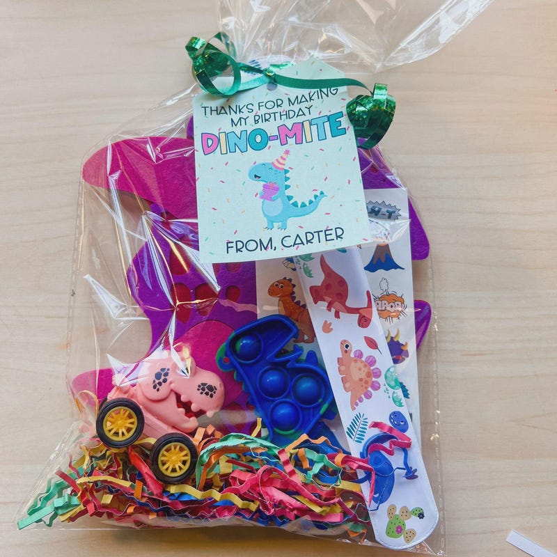 Dinosaur Theme Goody Bags - Etsy
