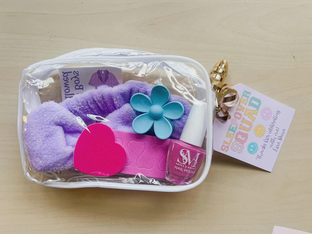 Custom Kids Slumber Party Favor Bag - Personalized Sleepover Birthday ...