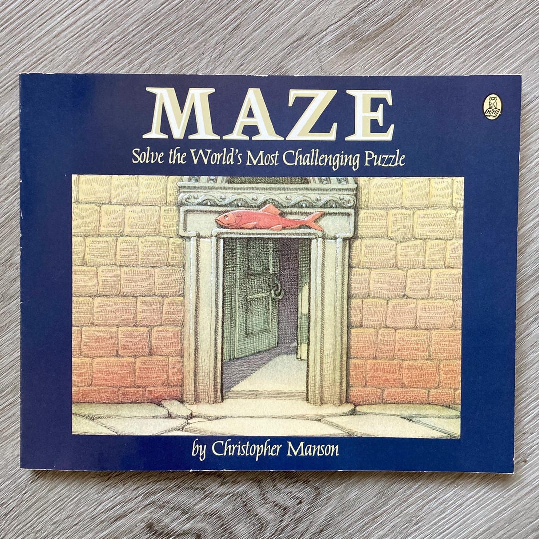 Vintage Puzzle Book Brain Teaser Cult Classic Maze Challenge Mystery ...