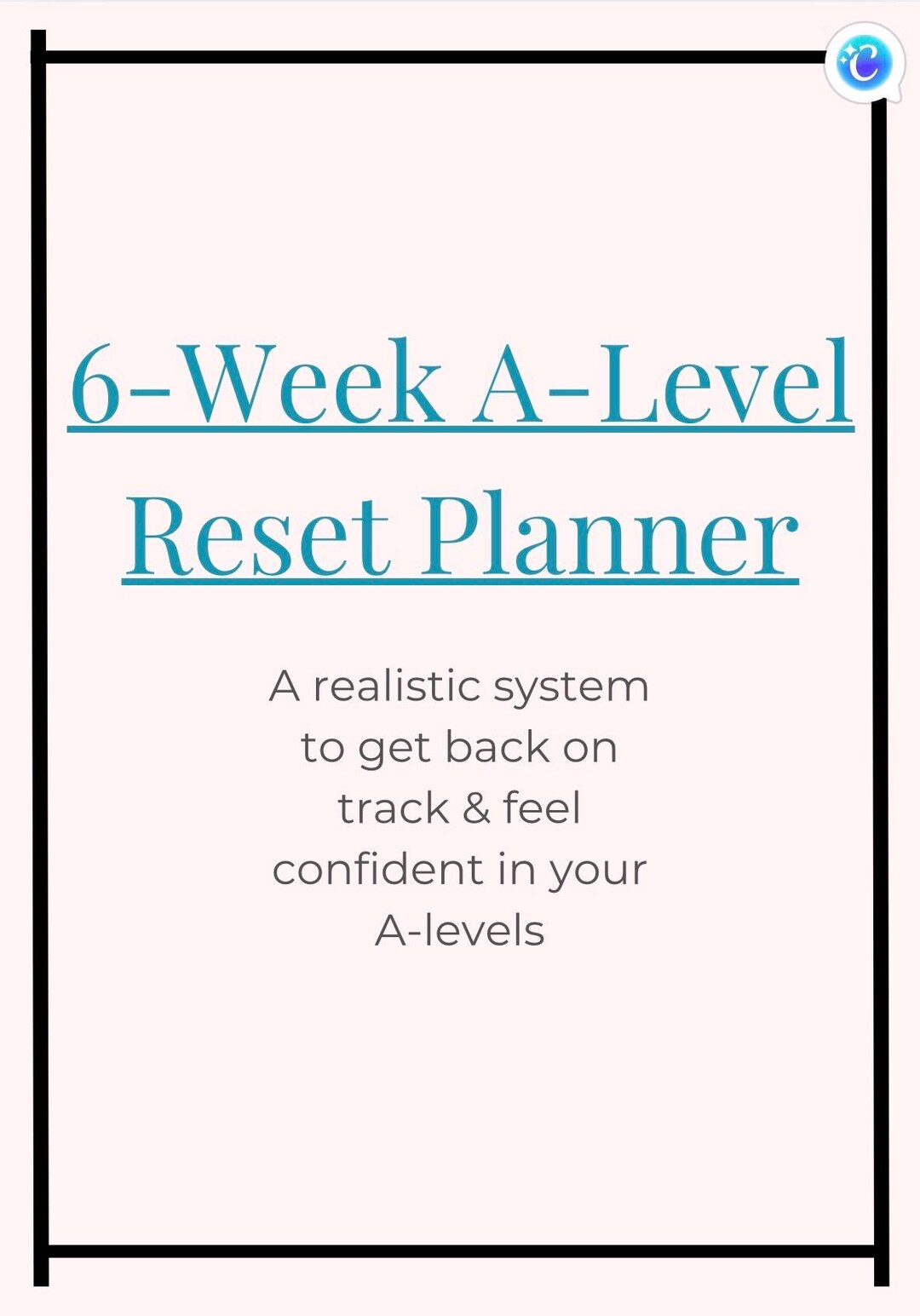 A Digital, Printable Study Planner to Help You Get Organised, Reduce ...