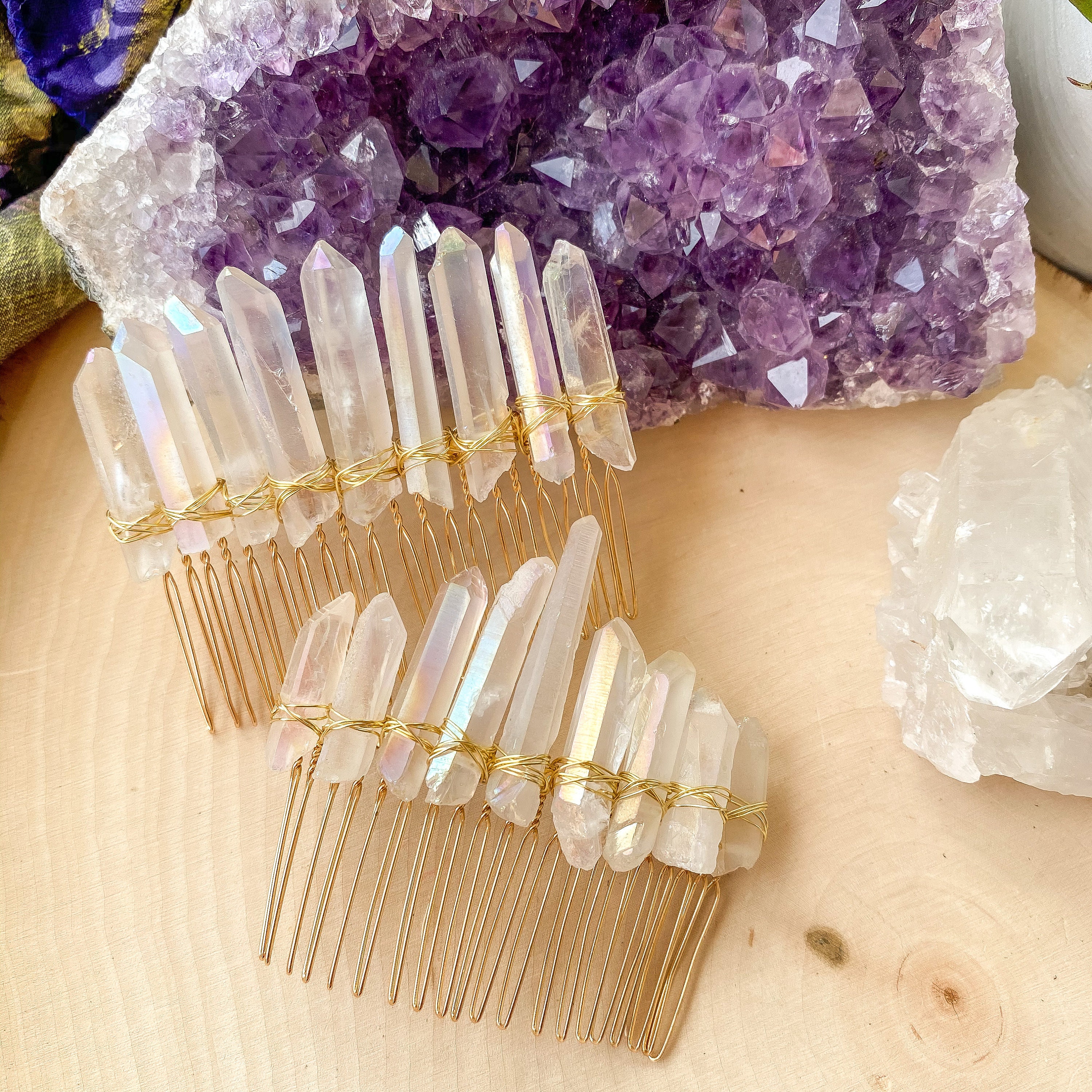 How To Make A Quartz Hair Comb at Julie Farrell blog