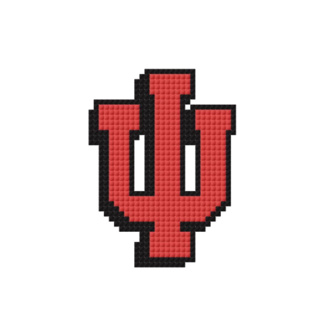 IU Hoosiers Needlepoint Pattern | College Sports Cross Stitch (digital ...