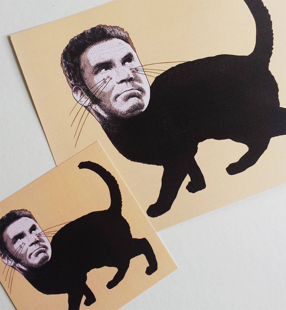 Kitty Bobby - Færrell Cat Print Series - Etsy