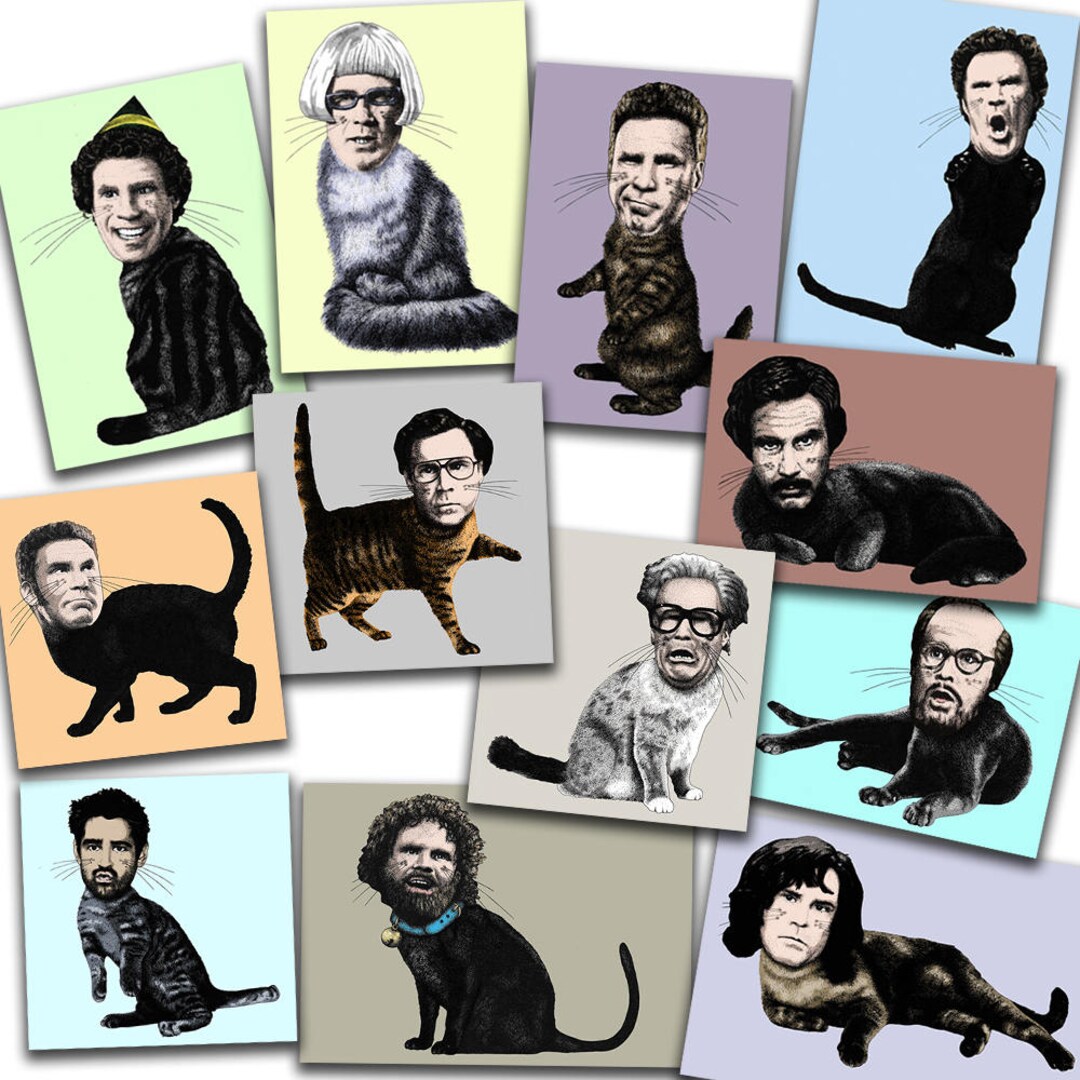 Entire Færrell Cat Series Art Print Collection - Save 50%! - Etsy