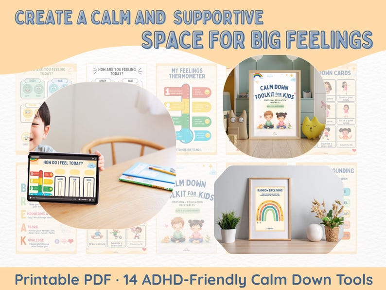 Emotional Feelings Tracker for Kids Printable, SEL Mood Tracker PDF ...
