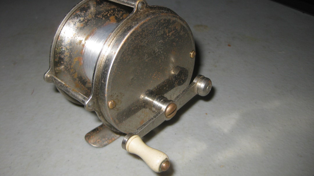 Vintage Atlas Fishing Reel ON SALE Collectible - Etsy