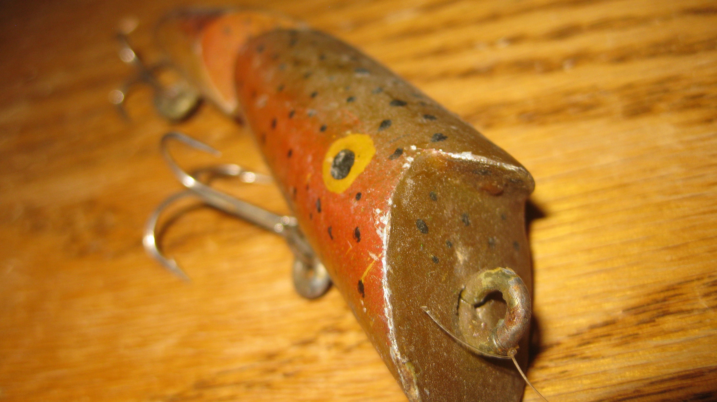 Unique Jointed Pattern Salmon Plug Martin collectible | Etsy