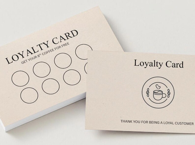 Customer Loyalty Card Templates | 14 Stamp & Punch Cards for Small ...