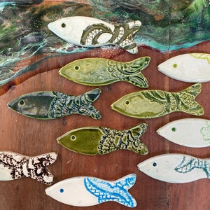 Ceramic Lace Fish, in Lavender - Etsy