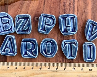 Ceramic Alphabet Letters | Etsy