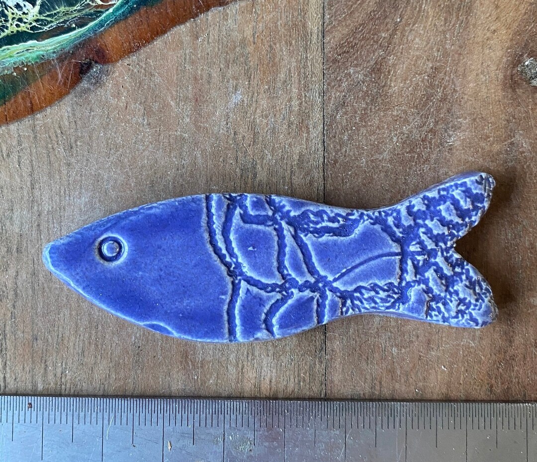 Ceramic Lace Fish, in Lavender - Etsy