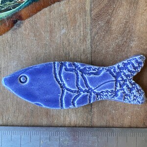Ceramic Lace Fish, in Lavender - Etsy
