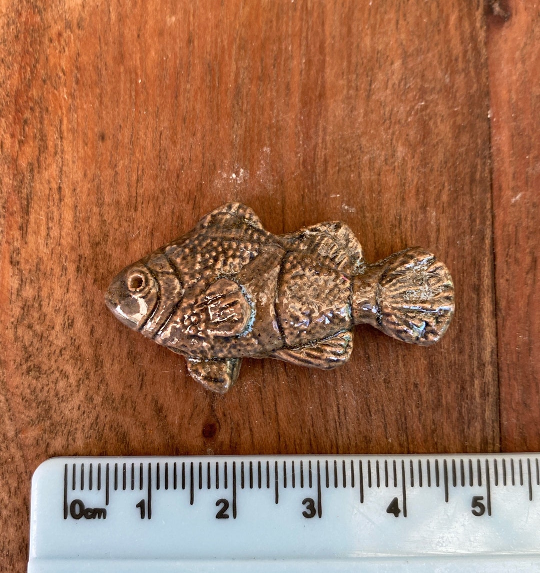 Small Ceramic Fish, in Grey - Etsy