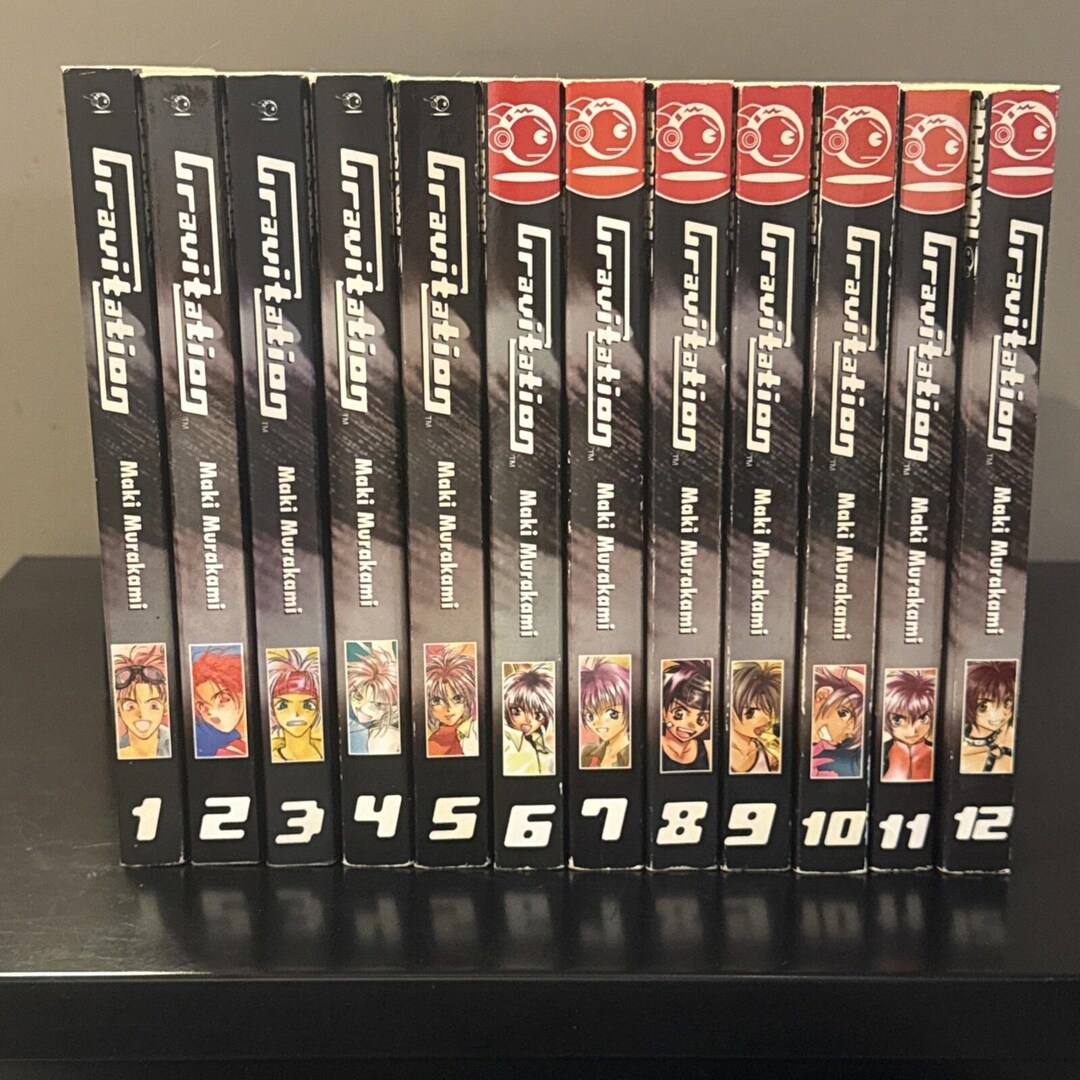 Complete Set Gravitation 1-12 by Maki Murakami - Manga in English - Etsy