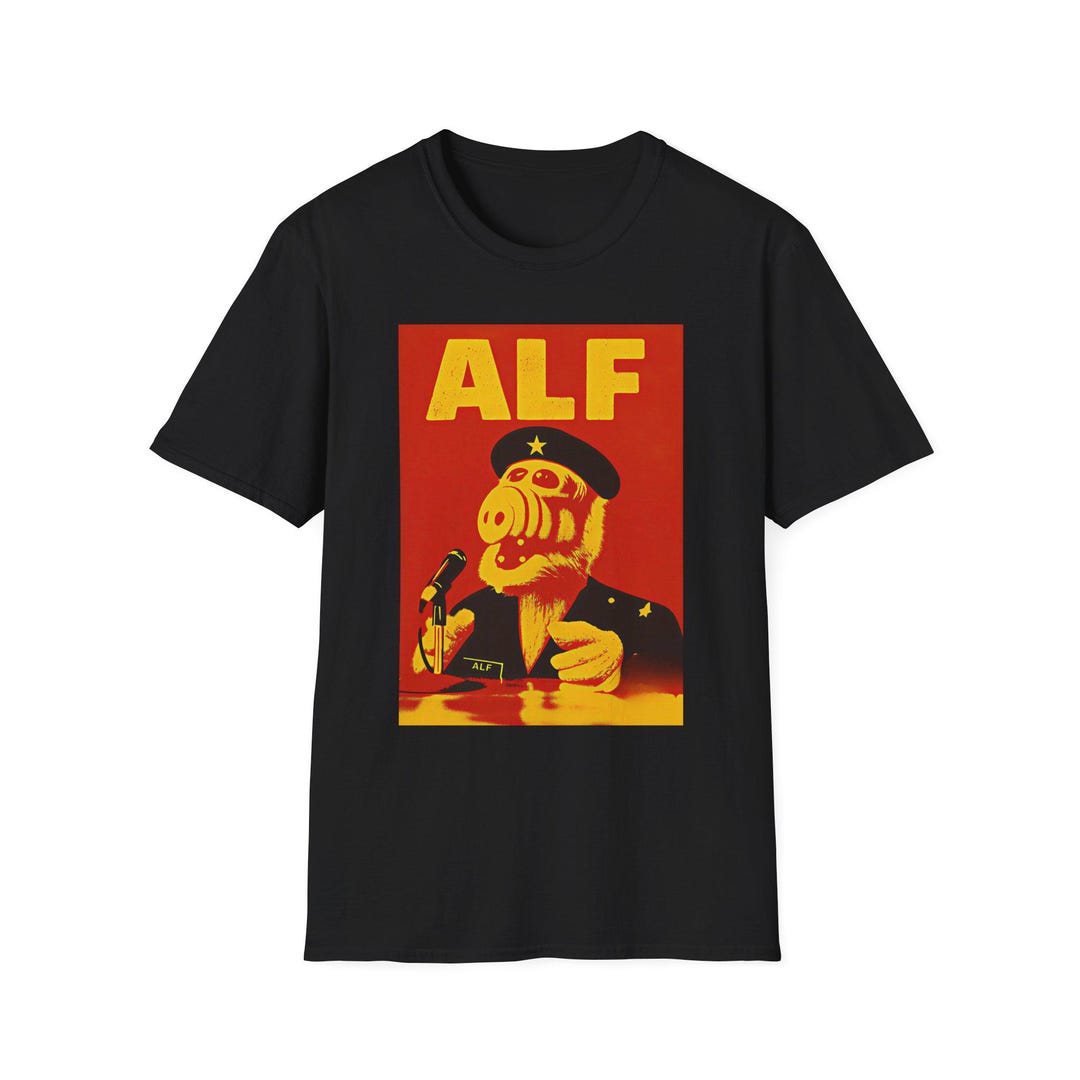 Revolución ALF T- Shirt | Retro Soviet-style Alien Graphic Tee - Etsy