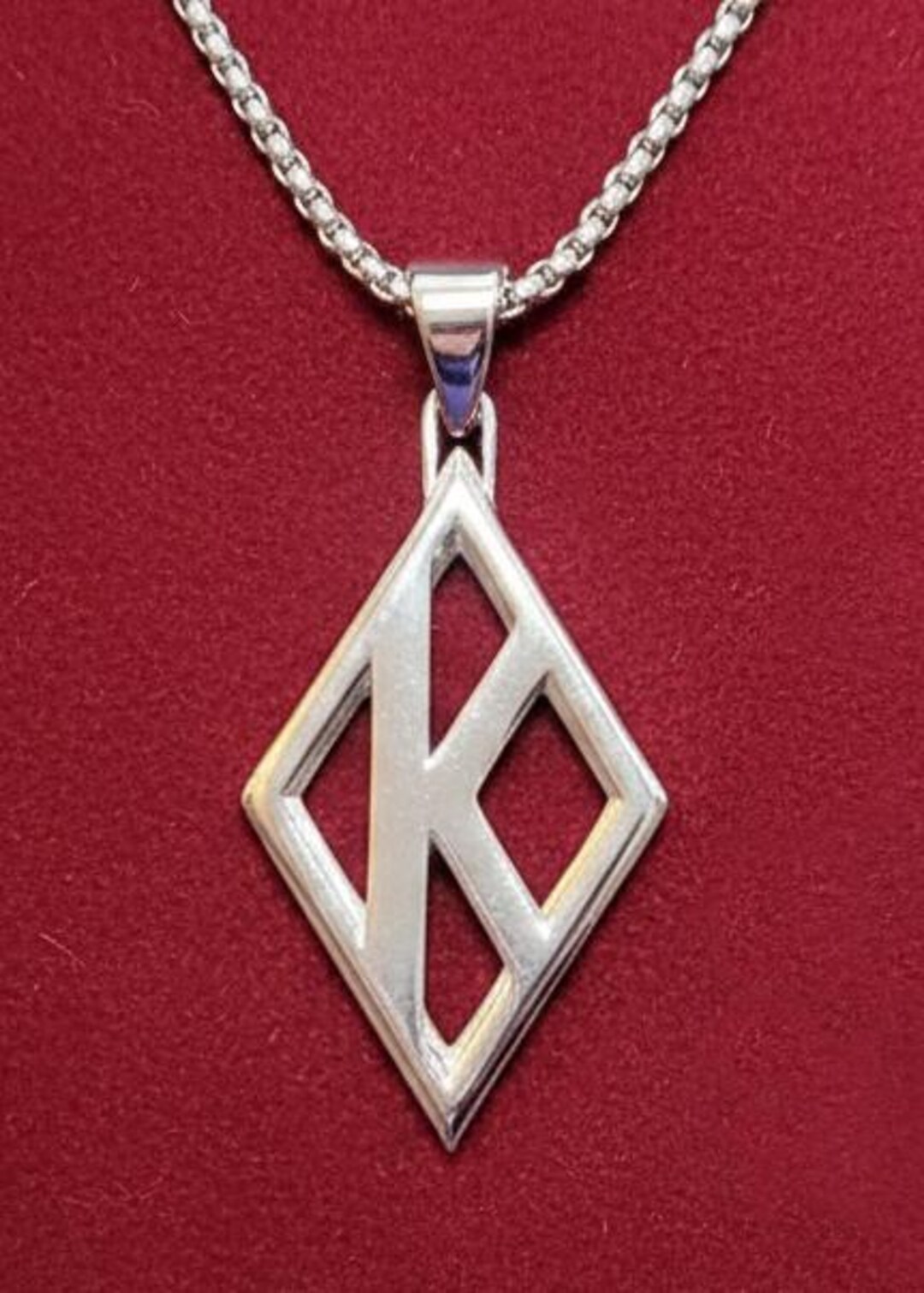 Kappa Alpha Psi Diamond K Pendant - Etsy