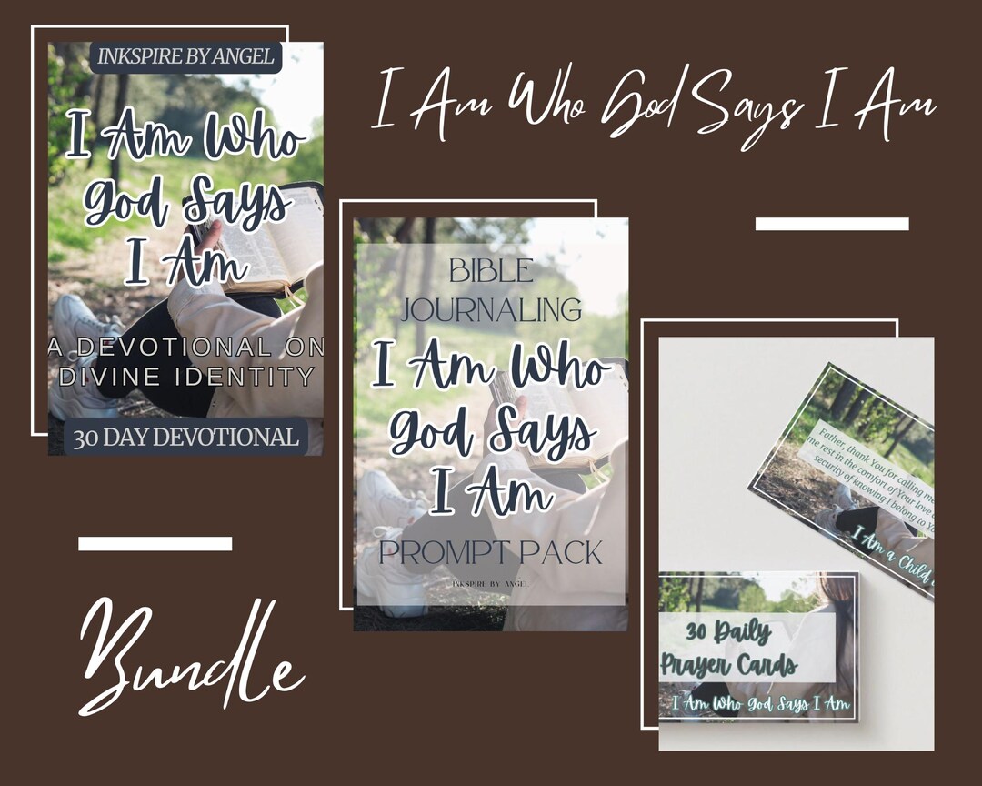 I Am Who God Says I Am – Identity in Christ Bundle - Etsy