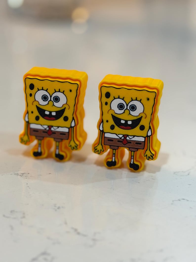 Spongebob Inspired Fidget Clicker Toy, Sensory Desk Toy, Kids Party ...
