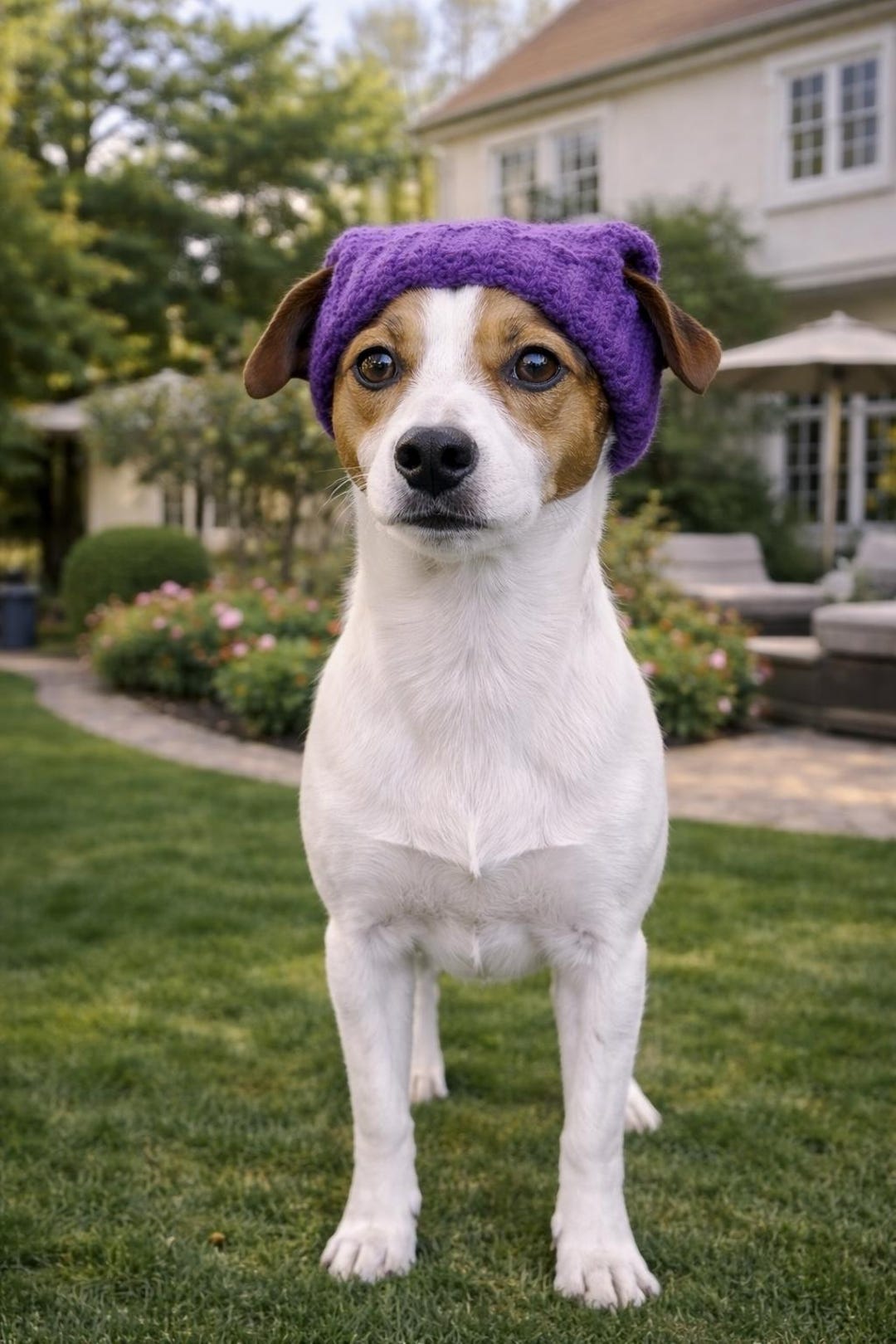 Crochet Dog Hat Pattern Pdf | Cute Dog Beanie | Easy Pet Hat Crochet ...