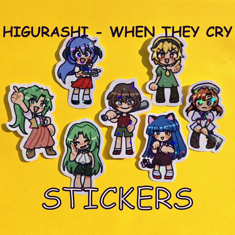 When They Cry Sticker - Etsy
