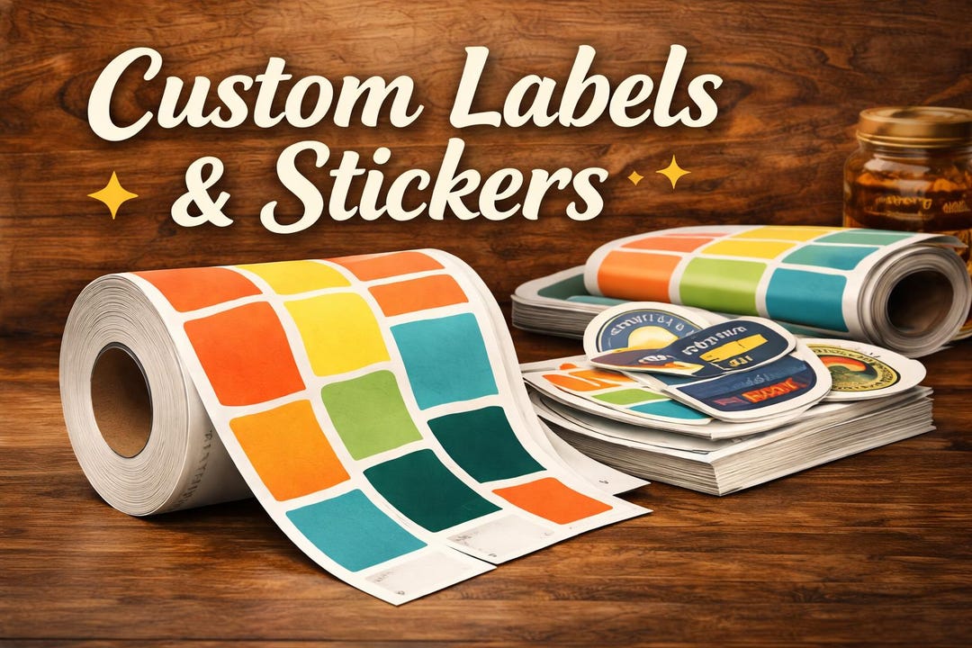 Professional Custom Labels for Small Businesses | Print Co Quality - Etsy
