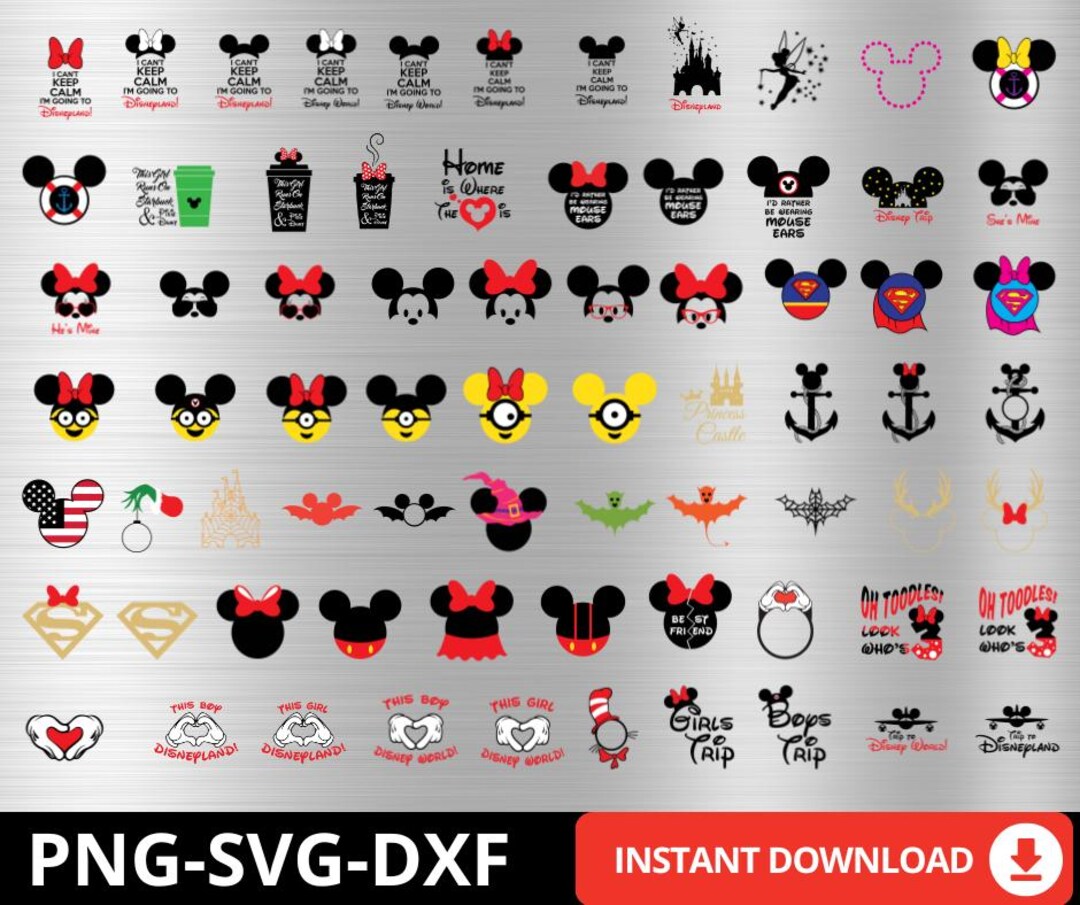 Paquete SVG vectorial de ratón, clipart, eps, png, ai, pdf - Etsy España