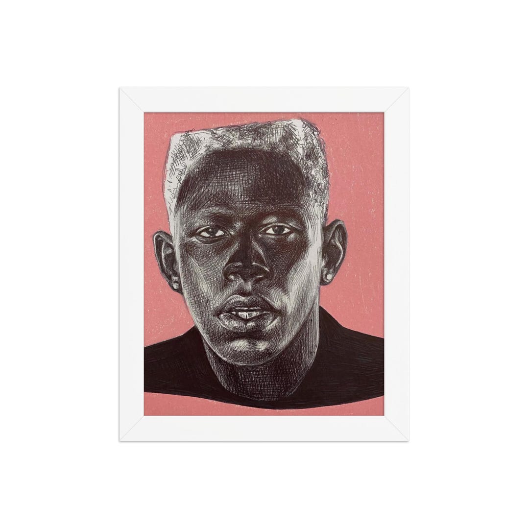 Framed Tyler the Creator Print - Etsy